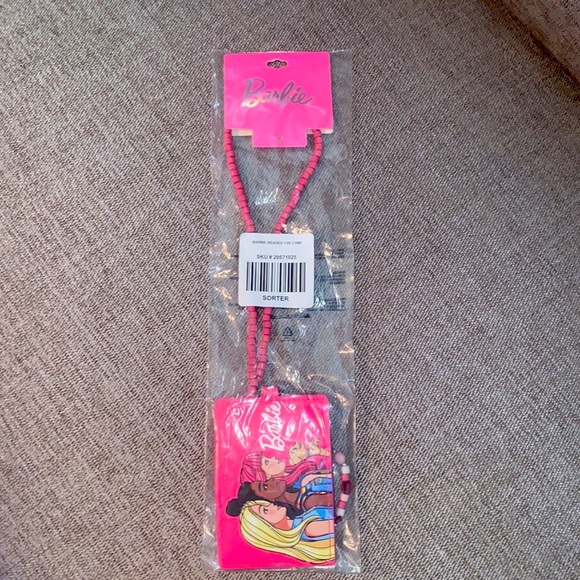 Barbie | Accessories | Nwt Barbie Lanyard With Card Holder Beaded ...